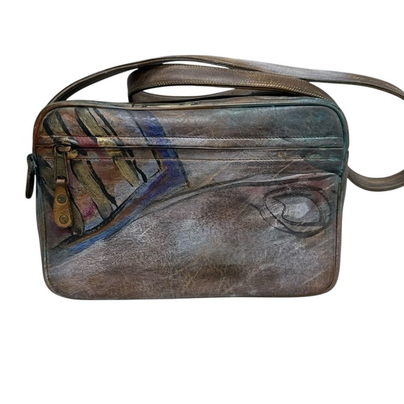 Jane Yoo | Bags | New Jane Yoo Hand Painted Leather Crossbody Bag ...